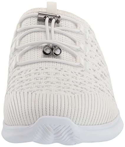 Propét Women's TravelBound Slide Sneaker, White Daisy, 6.5 XX-Wide