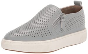 propét womens kate sneaker, grey, 7.5 wide us