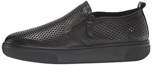 Propét Womens Kate Sneaker, Black, 8 Wide US