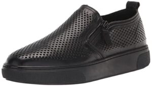 propét womens kate sneaker, black, 8 wide us