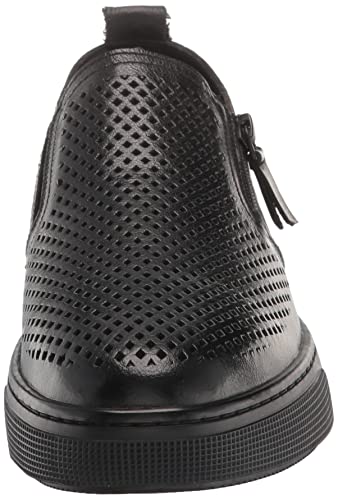 Propét Womens Kate Sneaker, Black, 8 Wide US