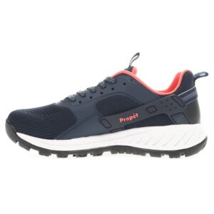 propét womens visper hiking shoe, navy/melon, 8.5 wide us