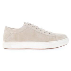 Propét Men's Kenji Suede Sneaker, Sand, 8 Wide US