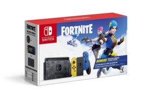 purtch newest switch w/yellow & blue controllers wildcat bundle(2000 v-bucks and code for wildcat bundle included), 6.2" touchscreen lcd display, 802.11ac wifi, bluetooth 4