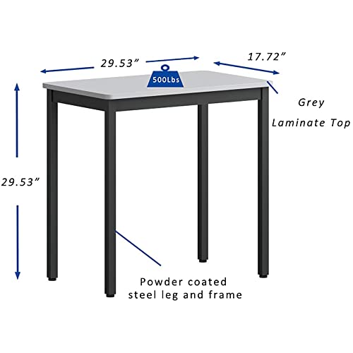 Lorell Utility Table, Grey,Grey