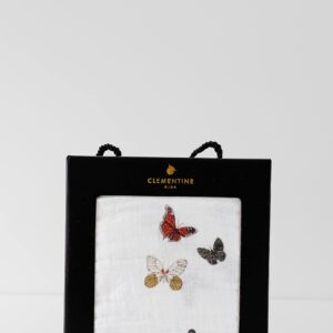 CLEMENTINE KIDS Muslin Infant Swaddles (Butterfly Swarm)