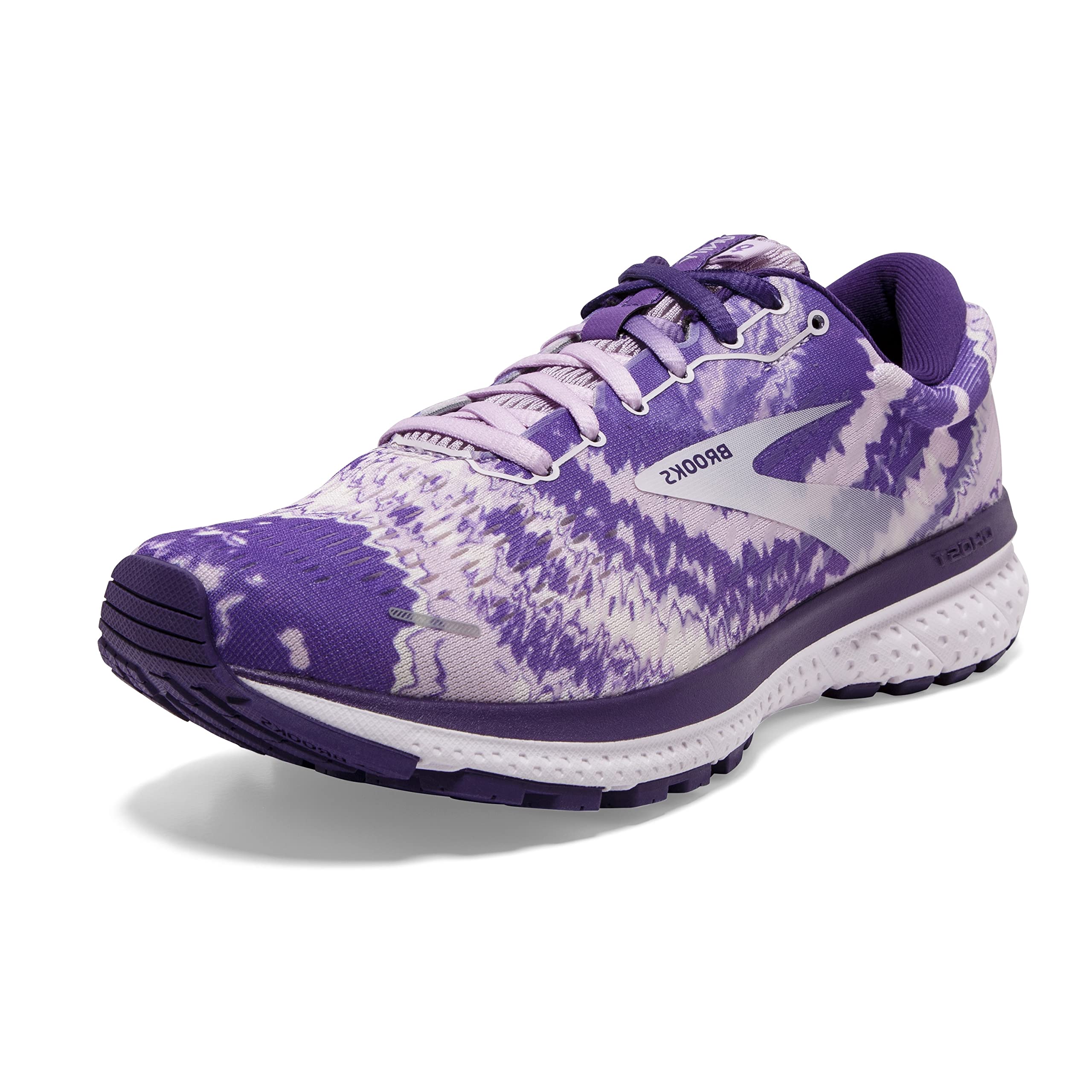 Brooks Women's Ghost 13 Running Shoe - Ultra Violet/Orchid/Purple - 5 Medium