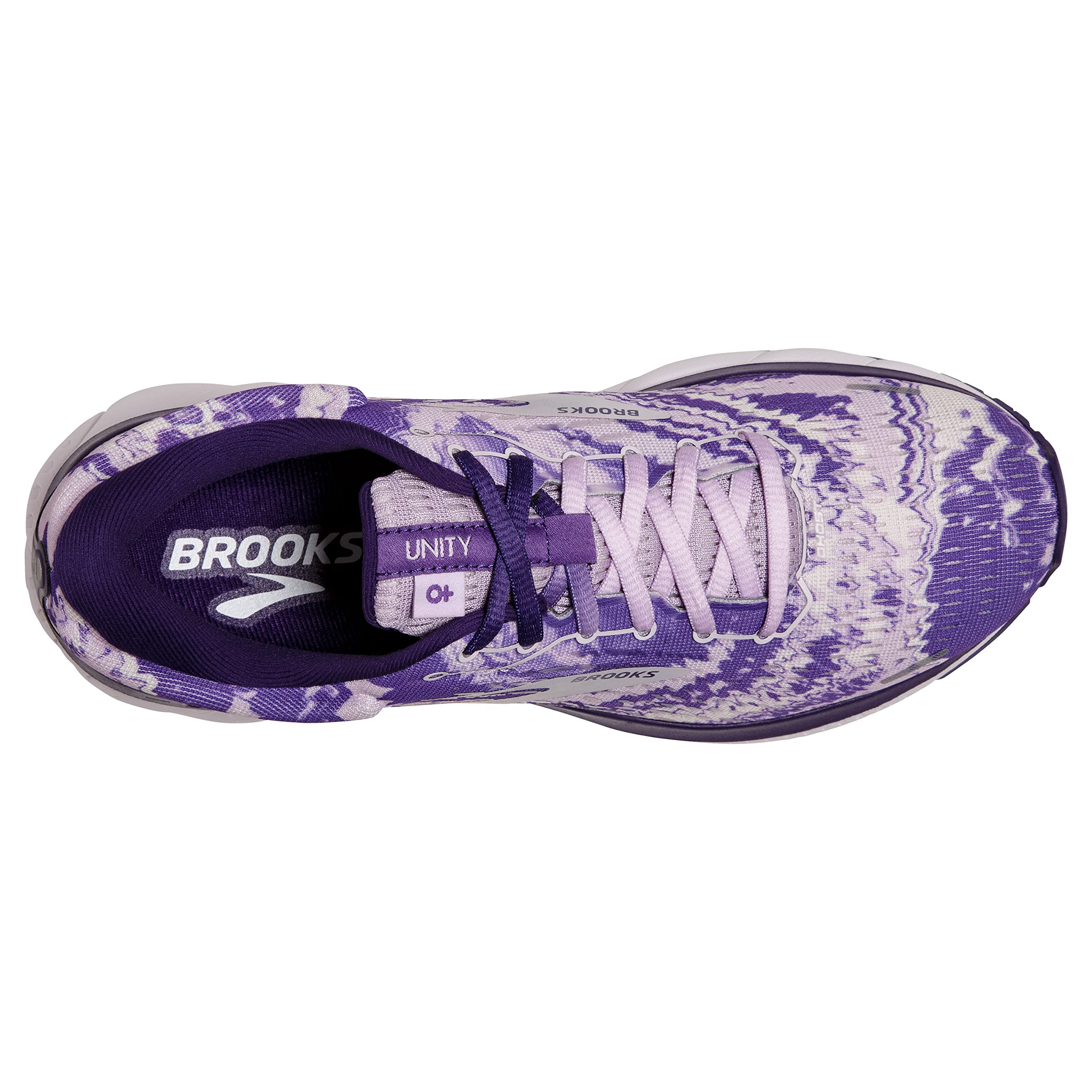 Brooks Women's Ghost 13 Running Shoe - Ultra Violet/Orchid/Purple - 5 Medium