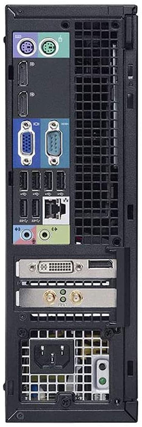 Dell Desktop Computer Core i7-6th Gen, 16GB, 500GB SSD, 2 New 24" Monitors, Wireless Keyboard and Mouse WiFi, 4 in 1 USB Hub Win 11 Pro (Renewed)