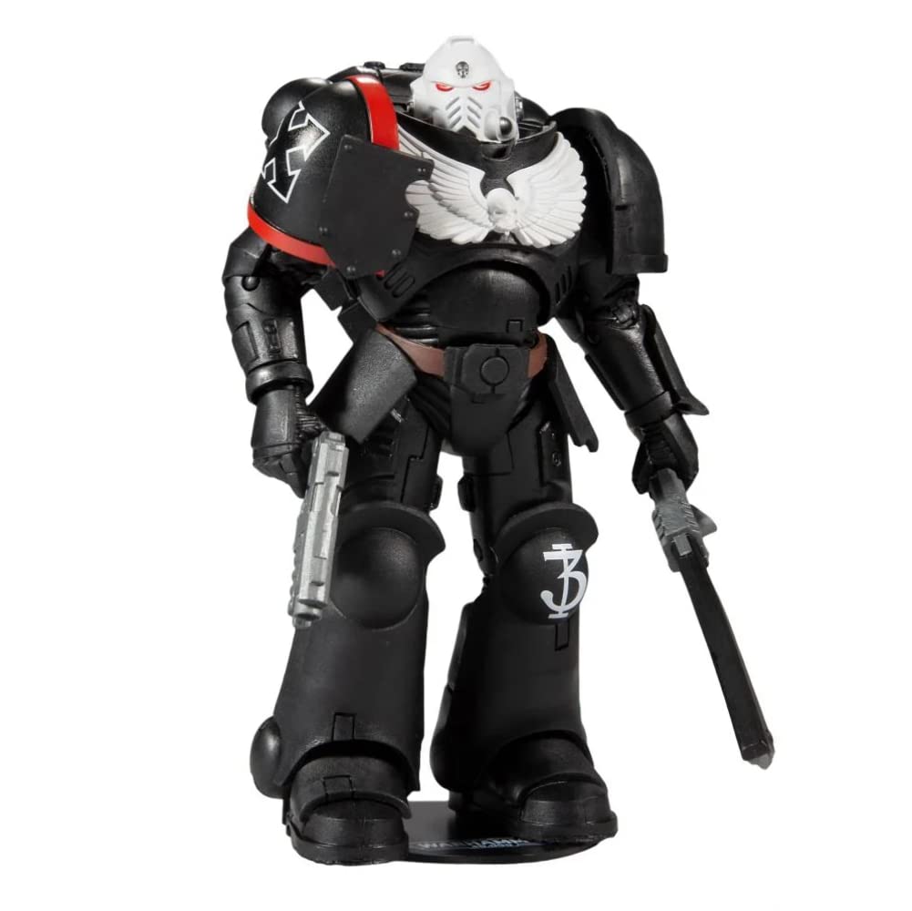 McFarlane TM10936 Warhammer 40000 7in Wave 4-Raven Guard Veteran Sergeant-Collectible Figure, Multicolour