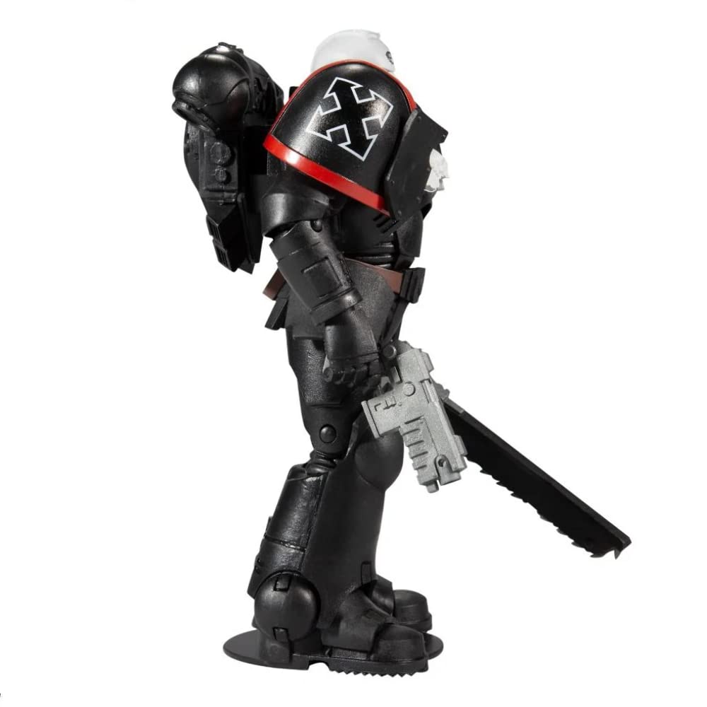 McFarlane TM10936 Warhammer 40000 7in Wave 4-Raven Guard Veteran Sergeant-Collectible Figure, Multicolour