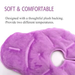 Reusable Breast Therapy Pack, Breast Ice Packs, Breastfeeding Essentials, for Breastfeeding Relief, Nursing Pain, Engorgement, Swelling Augmentation, Mastitis, Mastectomy Recovery, 2 Pack, Purple