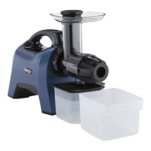 Omega MM1500BL Medical Medium Masticating Juicer, Cold Press Juicer Machine For Celery with Adjustable Dial, 200 W, Blue