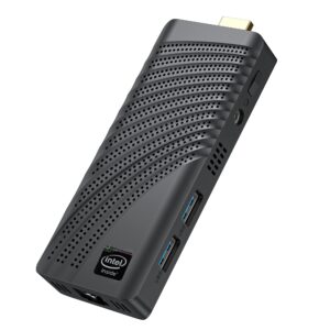 mini pc stick celeron j4125 windows 10 pro, 4 cores intel computer stick 4k hdmi, support gigabit ethernet/2.4g+5.0g wifi/usb 3.0 port/for home theater, school, business small form factor pc