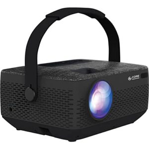 core innovations lcd projector - 16:9 - portable - black