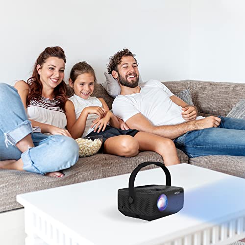 Core Innovations LCD Projector - 16:9 - Portable - Black