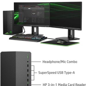 HP 2022 Pavilion TG01 Gaming Desktop - 10th Intel i7-10700F 8-Core CPU - 12GB Nvidia RTX 3060-32GB DDR4-512B NVMe SSD + 1TB HDD - WiFi Bluetooth RJ45 - Windows 10 w/ 32GB USB