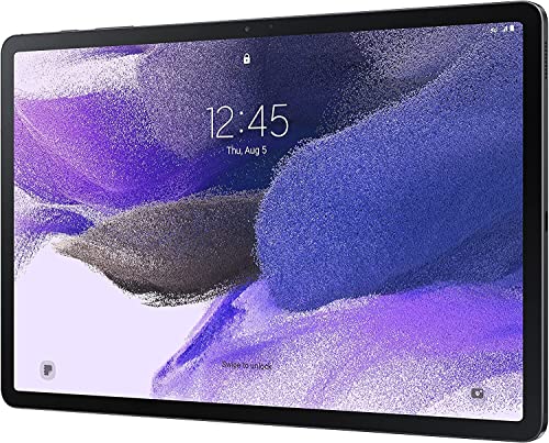 Samsung Galaxy Tab S7 FE 2021 Android Tablet 12.4” Screen WiFi 64GB S Pen Included Long-Lasting Battery Powerful Performance, Black (Renewed)