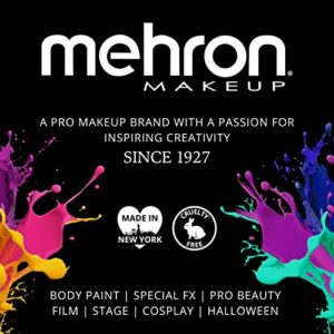 Mehron Makeup Paradise Makeup AQ Refill (.25 oz) (Celestial – Neon Blue/Light Blue UV)