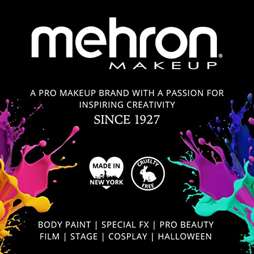 Mehron Makeup Paradise Makeup AQ Refill (.25 oz) (Celestial – Neon Blue/Light Blue UV)