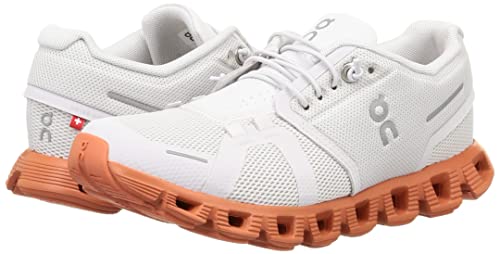 On Cloud 5 Womens (Frost/Canyon, us_Footwear_Size_System, Adult, Women, Numeric, Medium, Numeric_6_Point_5)