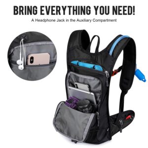 G4Free Sling Bags Men Shoulder Backpack 2L Insulated Hydration Backpack