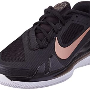 Nike Air Zoom Vapor Pro HC CZ0222-024 Black-White-Metallic Red Bronze Women's Hard Court Tennis Sneakers 7.5 US