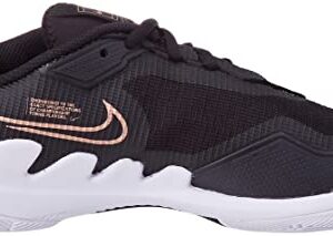 Nike Air Zoom Vapor Pro HC CZ0222-024 Black-White-Metallic Red Bronze Women's Hard Court Tennis Sneakers 7.5 US