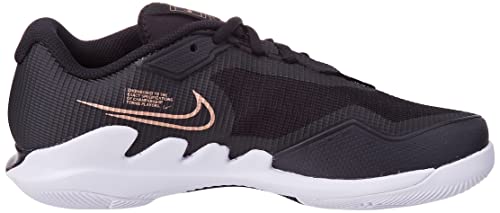 Nike Air Zoom Vapor Pro HC CZ0222-024 Black-White-Metallic Red Bronze Women's Hard Court Tennis Sneakers 7.5 US