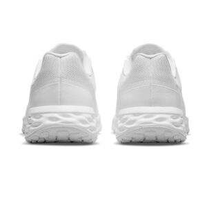 Nike Revolution 6 NN Mens Running Shoes, White/White-White, 7.5 M US