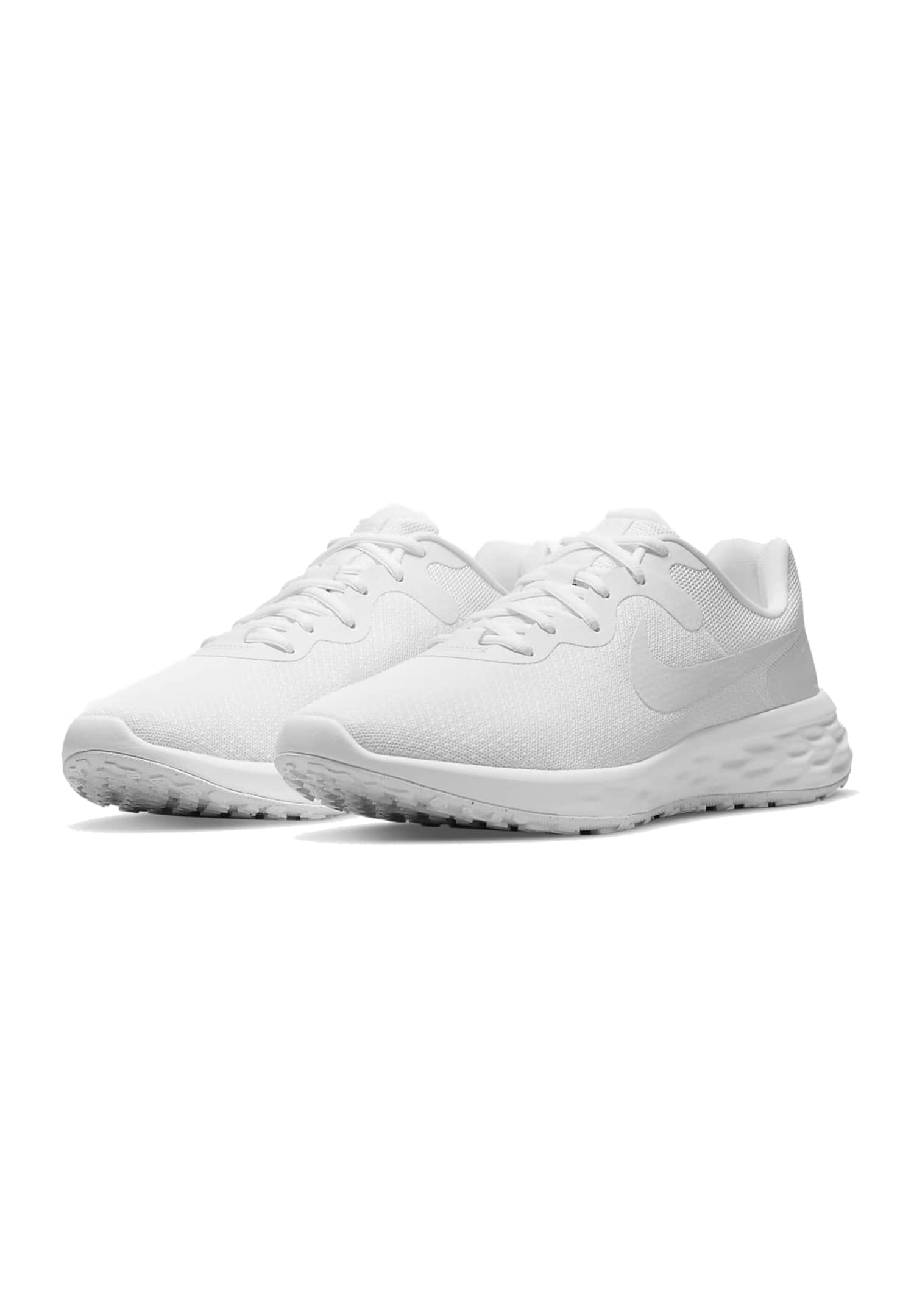 Nike Revolution 6 NN Mens Running Shoes, White/White-White, 7.5 M US