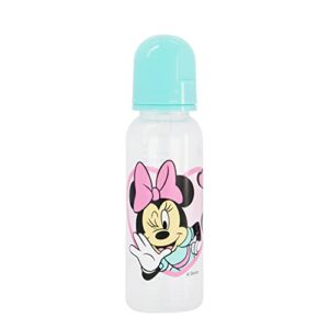 Baby Bottles 9 oz for Girls | 3 Pack of Disney "Winking Minnie"" Infant Bottles for Newborns and All Babies | BPA-Free Plastic Baby Bottle for Baby Shower