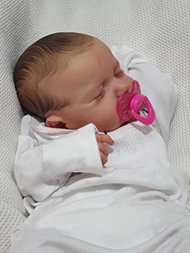 iCradle Lifelike Reborn Baby Doll 20 Inch Real Looking Weighted Reborn Girl Doll Best Birthday Set for Girls Age 3