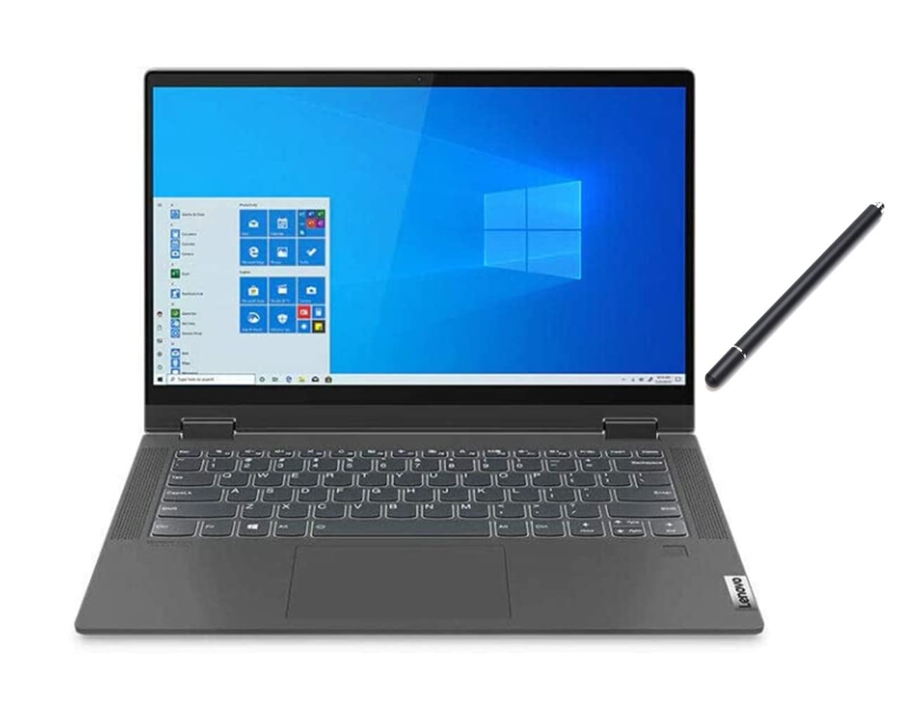 Lenovo Flex 5 14" FHD IPS 2-in-1 Touchscreen Laptop | AMD Ryzen 7 4700U 8-Core( Beat i7-1165G7) | 8GB DDR4 RAM | 1TB SSD | Backlit Keyboard | Fingerprint Reader | Win 10 | with Stylus Pen Bundled