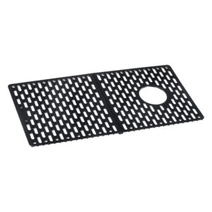 ruvati silicone bottom rinse grid for rvg1033 and rvg2033 kitchen sinks - black - rva41033bk