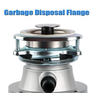 Garbage Disposal Flange Kit Stainless Steel, Disposal 3 Bolts Mounting Kitchen Sink Garbage Disposal 3 1/2 Sink Drain Kit, Sink Flange Kit For Garbage Disposal With Mounting Wrench