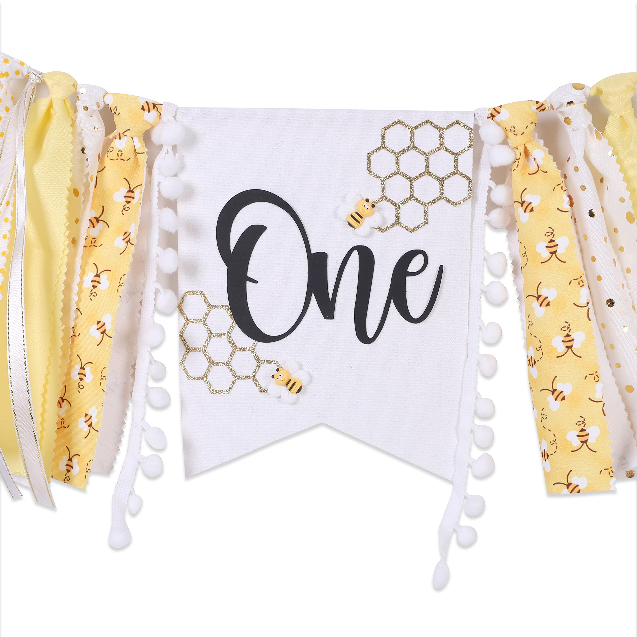 1st Birthday Banner - High Chair Banner 1st Birthday Boy/girl, 1st Birthday Boy/girl, 1st Birthday High Chair Banner, Bee Day Birthday High Chair Banner, 1st Birthday Bee Banner Party Toppers