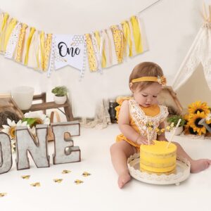 1st Birthday Banner - High Chair Banner 1st Birthday Boy/girl, 1st Birthday Boy/girl, 1st Birthday High Chair Banner, Bee Day Birthday High Chair Banner, 1st Birthday Bee Banner Party Toppers