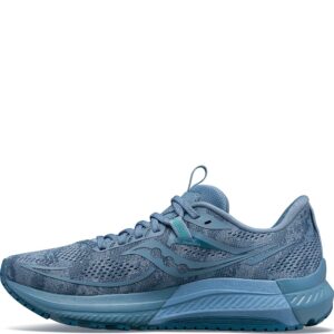 saucony omni 21 women's running shoe, blue, 8 wide