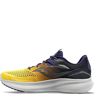 saucony men's ride 15 running shoe, night lite, 13