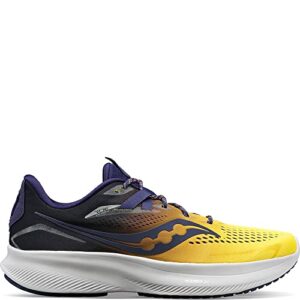 Saucony Men's Ride 15 Running Shoe, Night LITE, 13