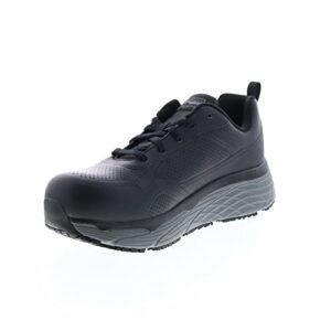 skechers work max cushioning elite srralip work sneaker womens oxford 85 bm us black