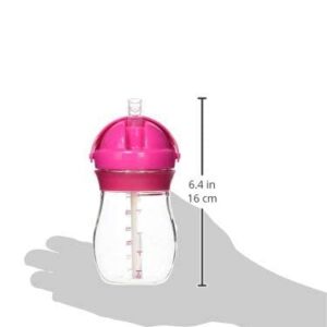 OXO Tot Transitions Straw Cup, Pink, 9 Ounce (2 Pack)