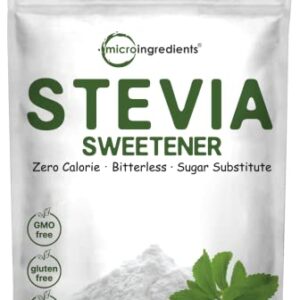 Stevia Sweetener Powder with Plant-based Erythritol, 4 Pounds (64 Ounces) | Keto, 0 Calorie, Low Carb, 4:1 Sugar Substitute, Natural Sweetener, Bitterless, Reb-A Stevia Leaf Extract, Non-GMO, Vegan