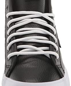 DC Women's Manual HI WNT Skate Shoe, Black/White, 8.5