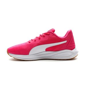 puma women's twitch runner nm sneaker, beetroot purple-puma white-lavender fog, 6.5