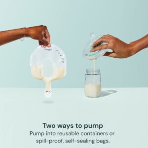 Willow 3.0 Wearable Breast Pump, Hands-Free Breast Pump, Double Electric Breast Pump with 24mm and 27mm Flange | The Only Leak Proof Wearable Pump