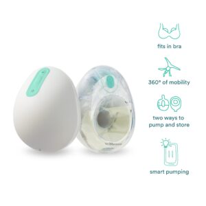 Willow 3.0 Wearable Breast Pump, Hands-Free Breast Pump, Double Electric Breast Pump with 24mm and 27mm Flange | The Only Leak Proof Wearable Pump