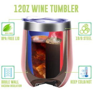 AMZUShome Good Luck Finding Better Coworkers Than Us Mug.Going Away,Goodbye,Farewell,Leaving,New Job Gifts for Colleague Boss Co-worker Friends Men Women Wine Tumbler(12oz Rose Gold)