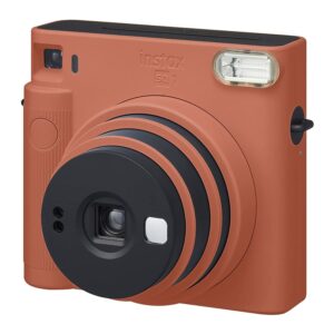 Fujifilm Instax Square SQ1 Instant Camera (Terracotta Orange) Bundle Film Double Pack with Photobox Keepsake Accessory Kit (3 Items)